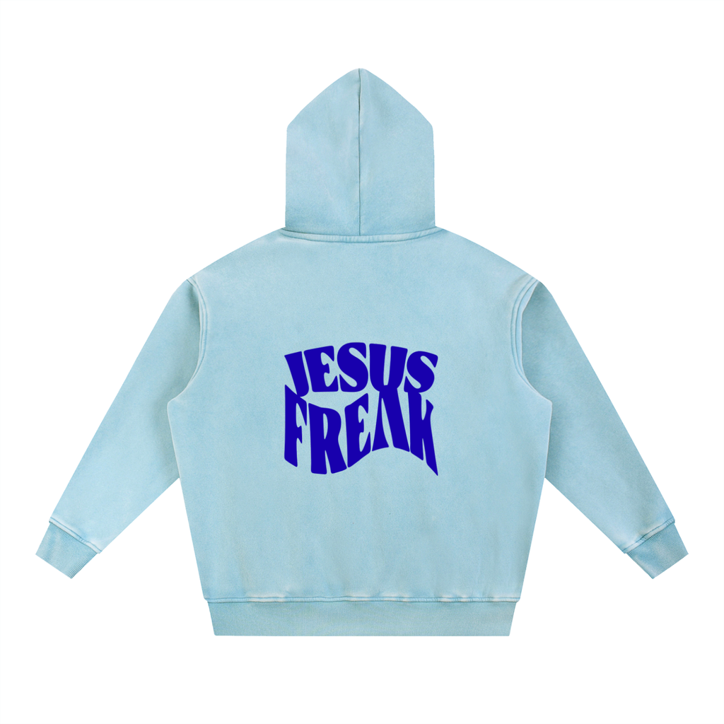 Snow Wash Fleece Oversize Hoodie – Blessed Apparel